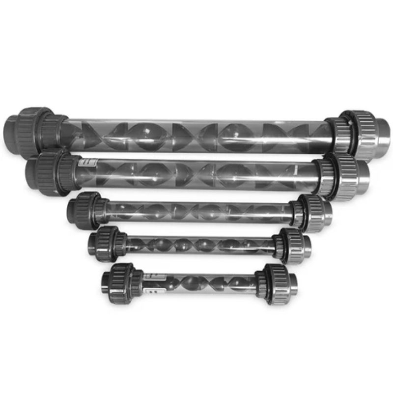 Jual Statis Mixer ozone 2 inch static mixer ozone 2 inch bahan PVDF ...