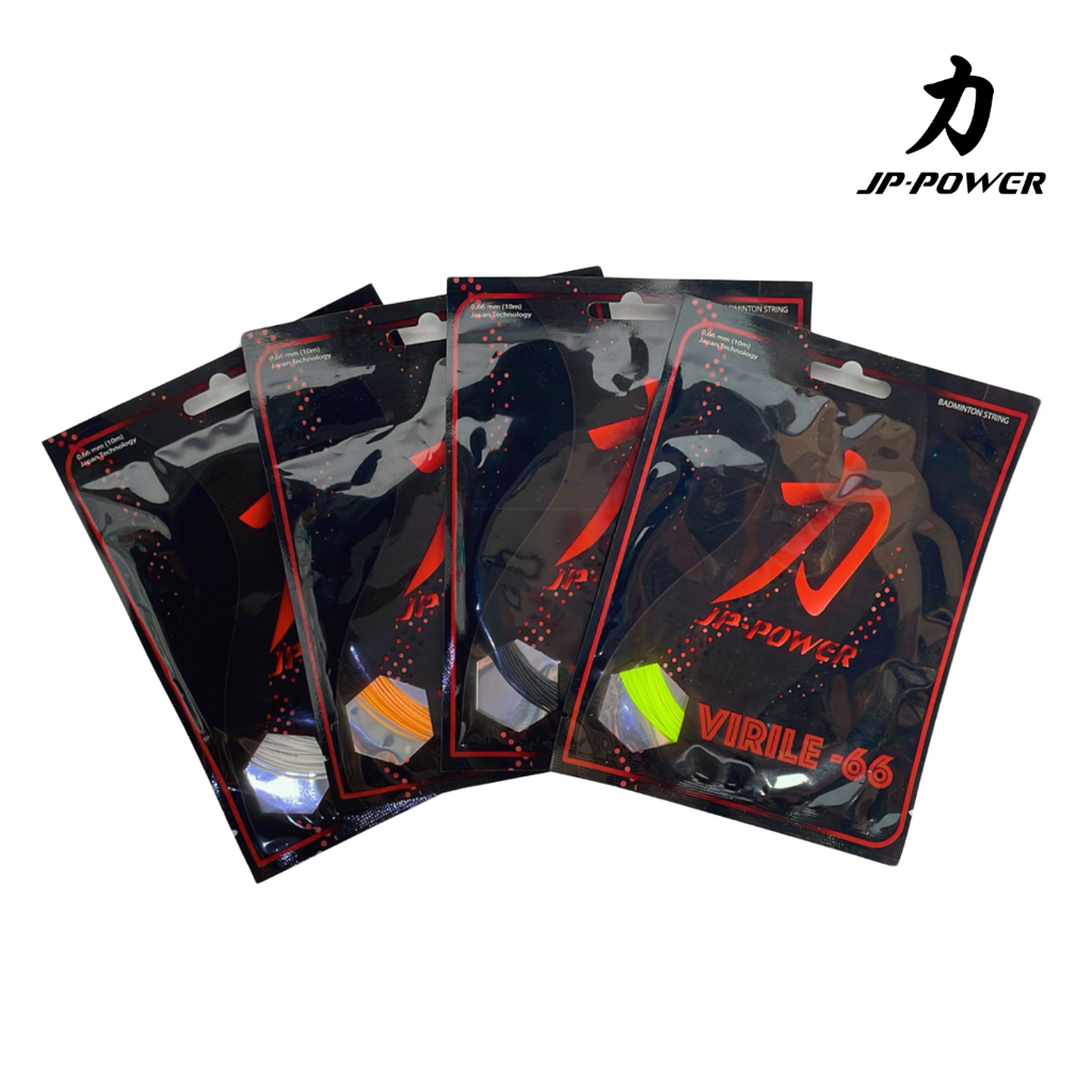 Jual JP POWER Senar Badminton Virile 66 Original Gauge 0.66mm Length 10 ...
