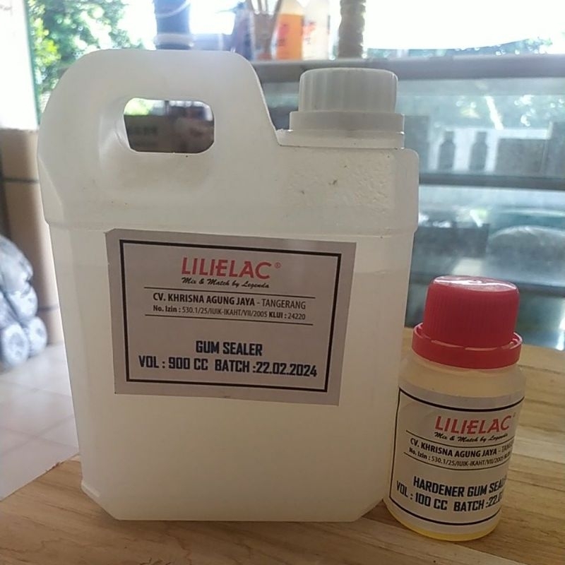 Jual Anti Getah Penahan Getah Kayu Gum Sealer Hardiner 1 Liter | Shopee ...