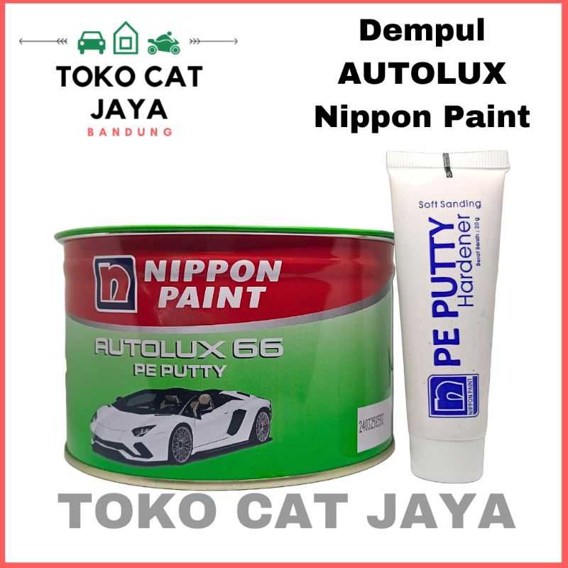 Jual Dempul Autolux Nippon Paint 1kg / Autolux 66 PE Special Putty ...