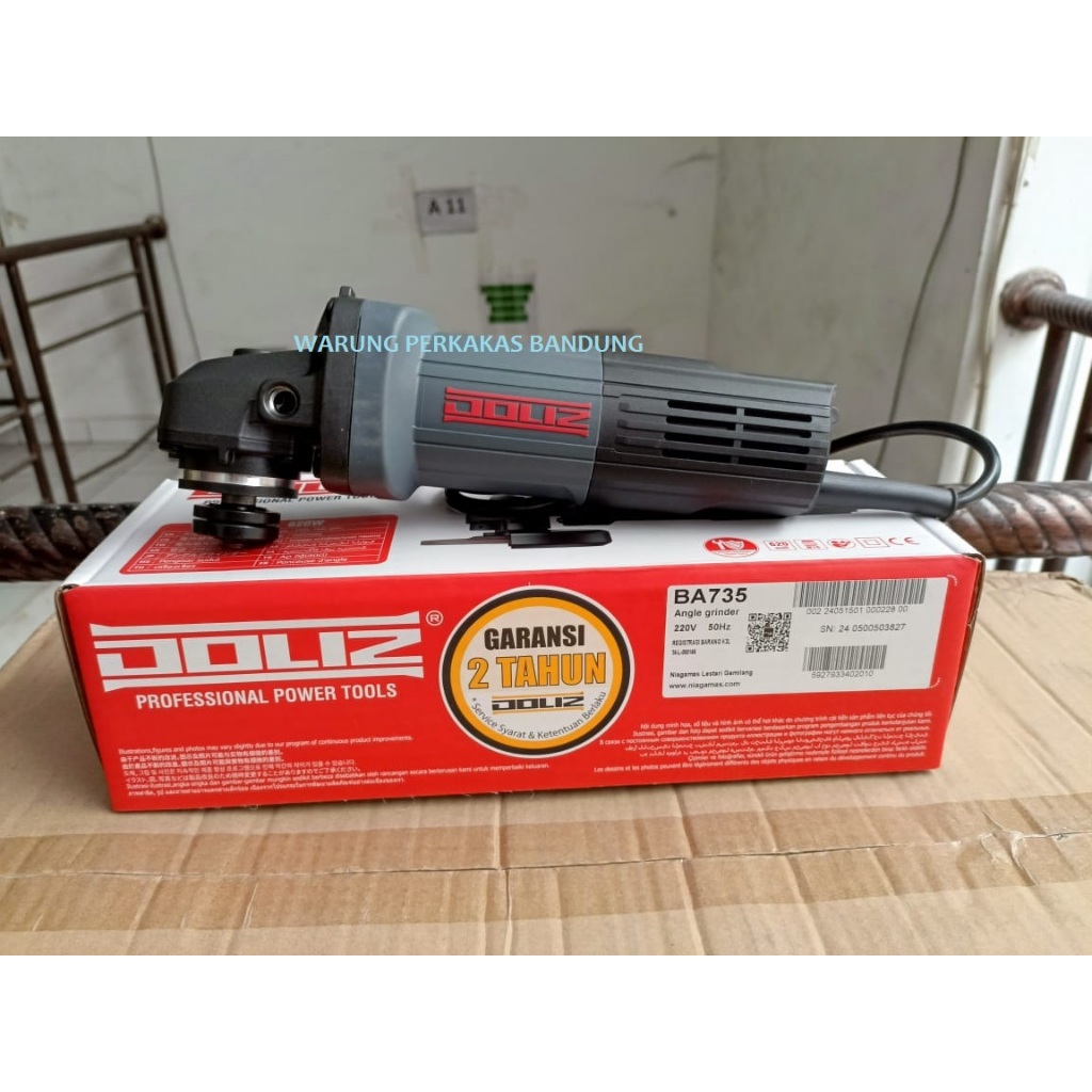 Jual DOLIZ Mesin Gerinda BA730 4inch Slepan Gurinda 4 inch Gerinda ...