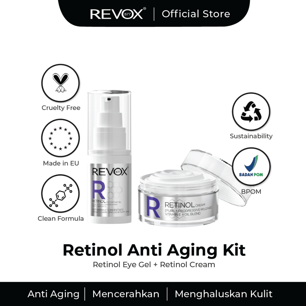 Jual [BUNDLE] REVOX B77 Retinol Anti Aging Kit | Shopee Indonesia