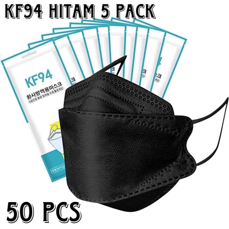 Jual MASKER KF94 KOREA ISI 50PCS MURAH / KF94 DEWASA 50PCS / KF94 ISI ...