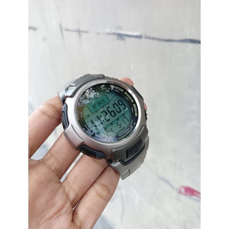 Jual Casio Protrek PRG-50T TITANIUM Fullset | Shopee Indonesia