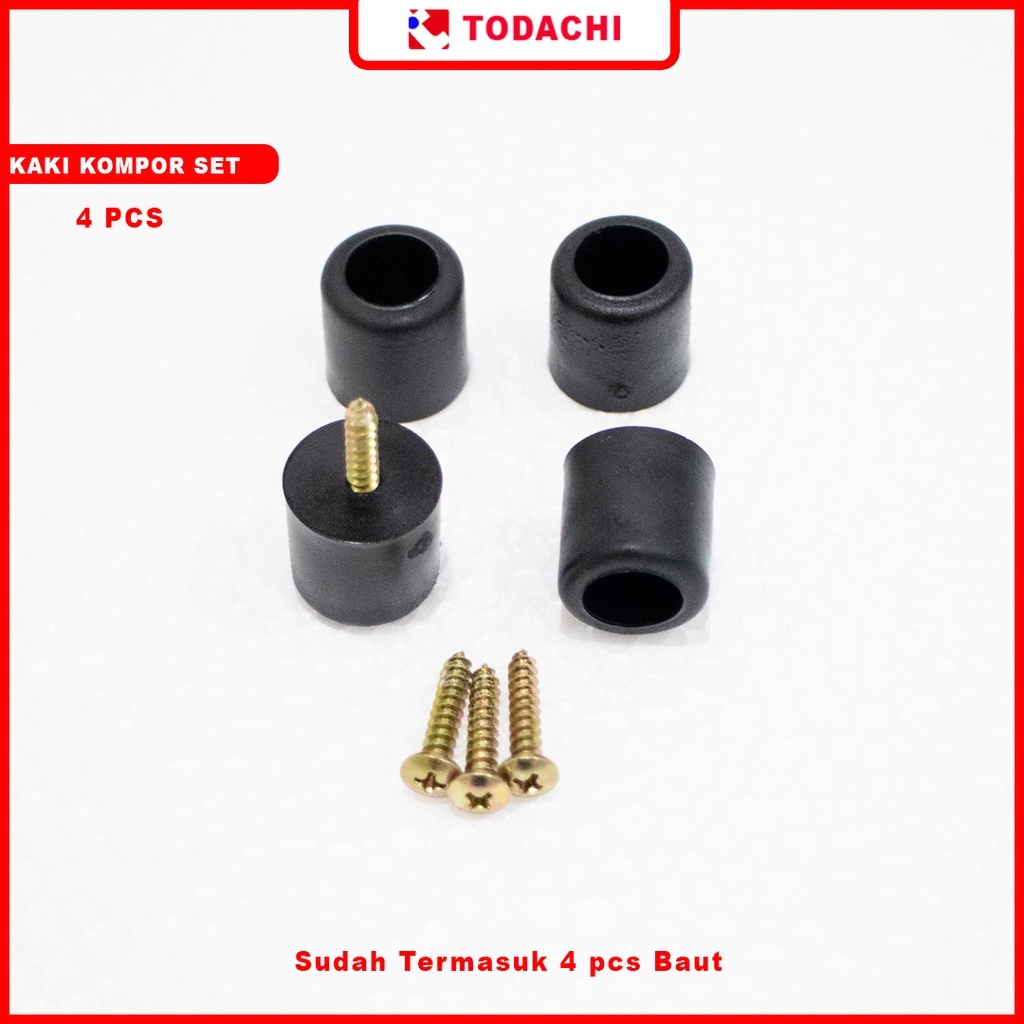 Jual Todachi Kaki Kompor Gas 1/2 Tungku 4 pcs | Shopee Indonesia