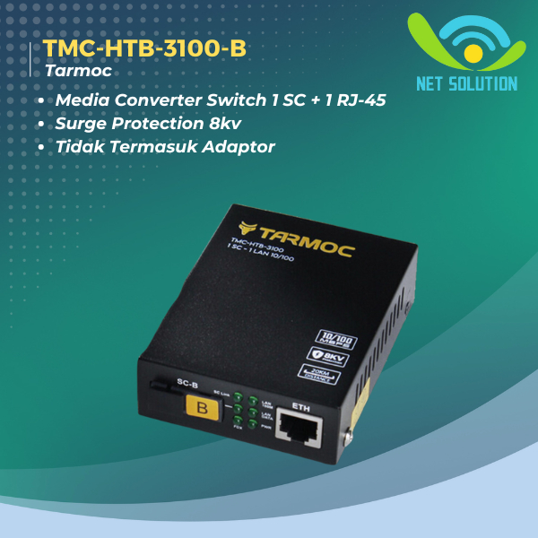 Jual Tarmoc TMC-HTB-3100-B | Netlink HTB3100 1FO 1LAN 10/100 Mbps ...