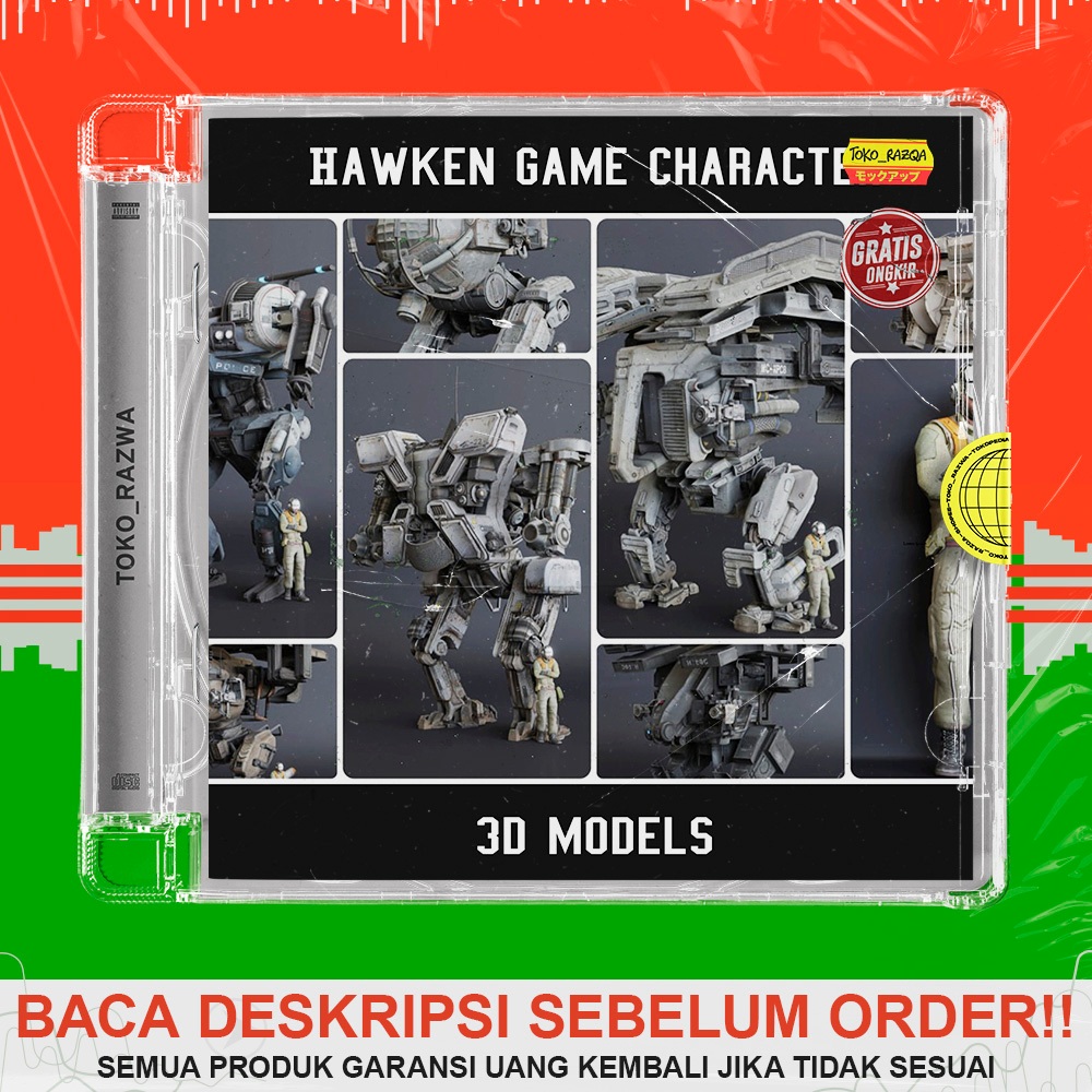 Jual 3D Models - Hawken Game Characters Models Blender - 190624 ...