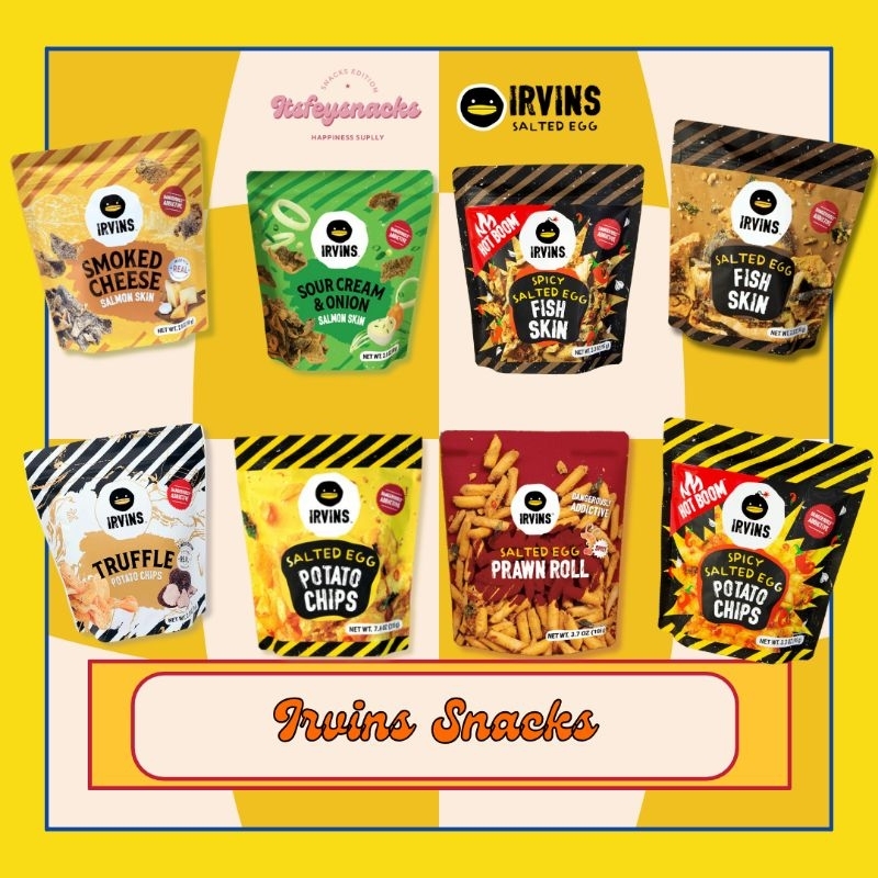 Jual [IRVINS] SALMON SKIN SMOKED CHEESE, FISH SKIN SALTED EGG, POTATO ...
