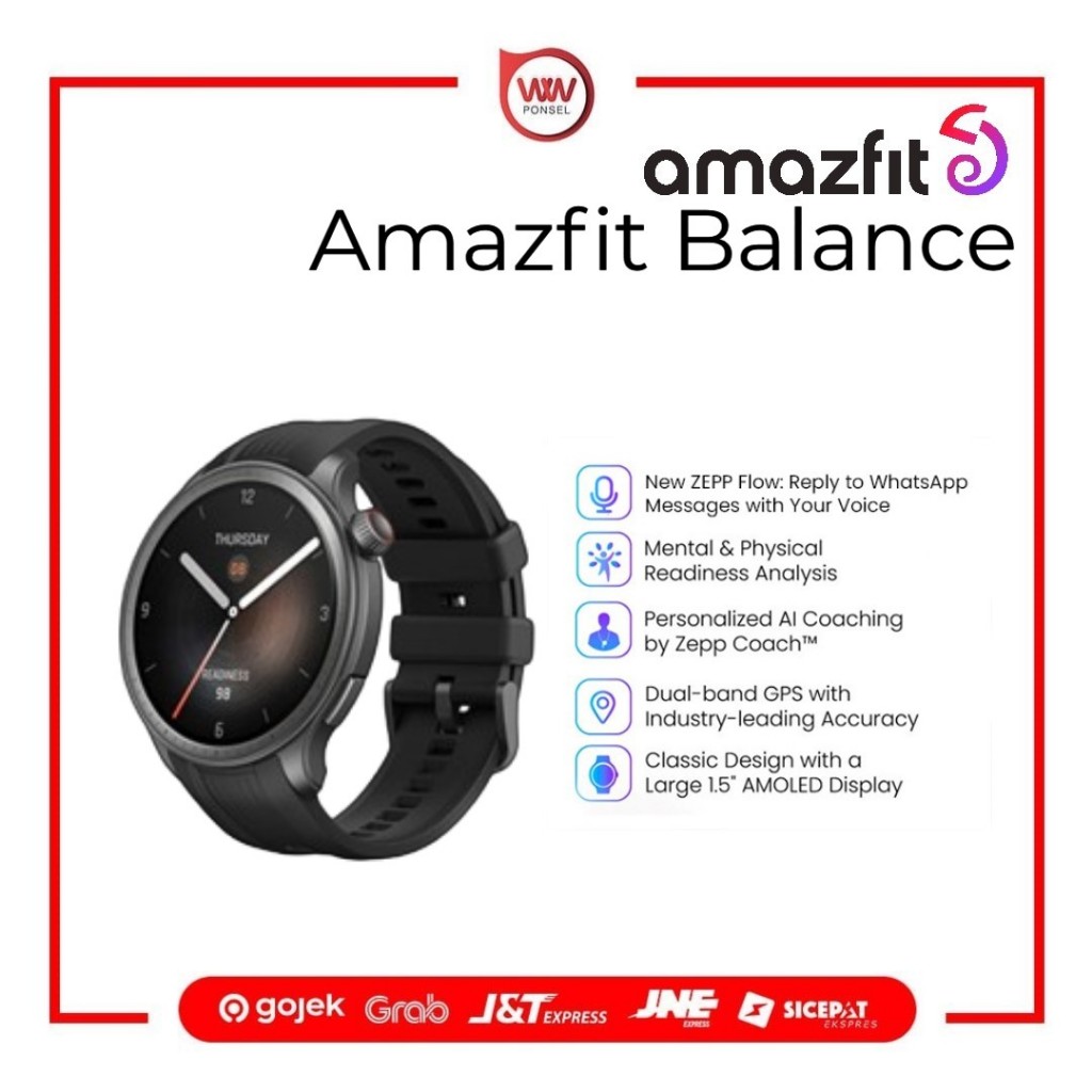 Jual Amazfit Balance SmartWatch Bluetooth Phone Call AI Fitness Coach ...