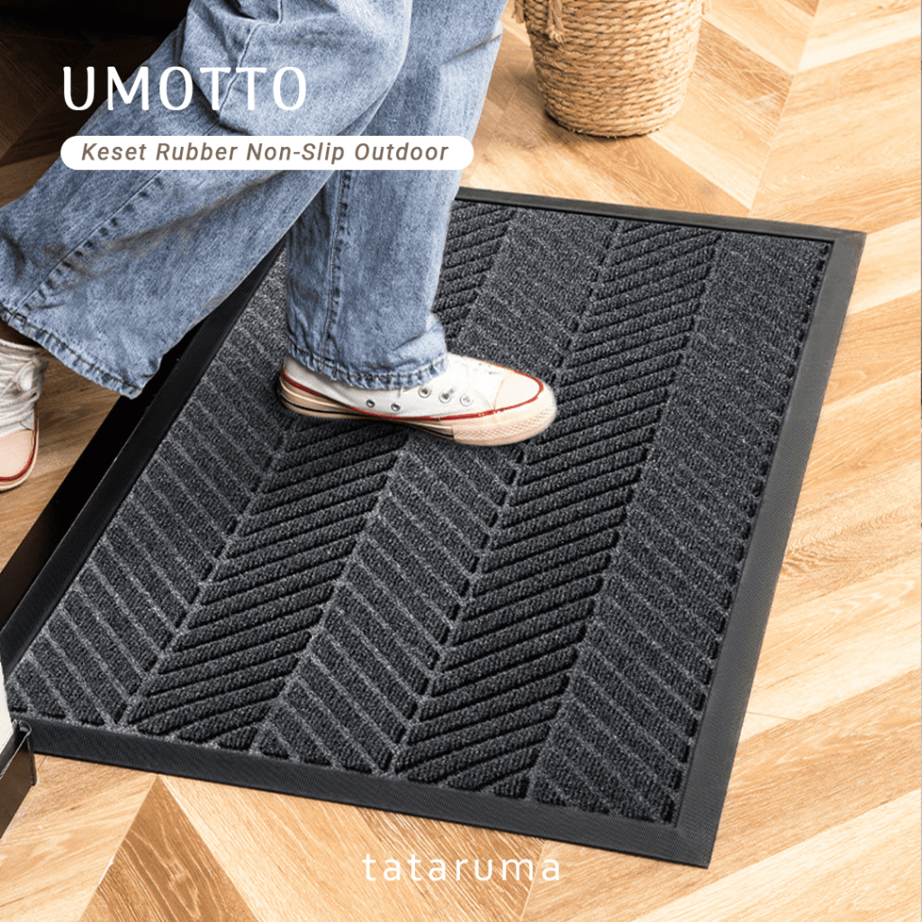 Jual TATARUMA Umotto - Keset Non-slip Premium Outdoor Depan Pintu Rubber Tebal Motif Estetik ...