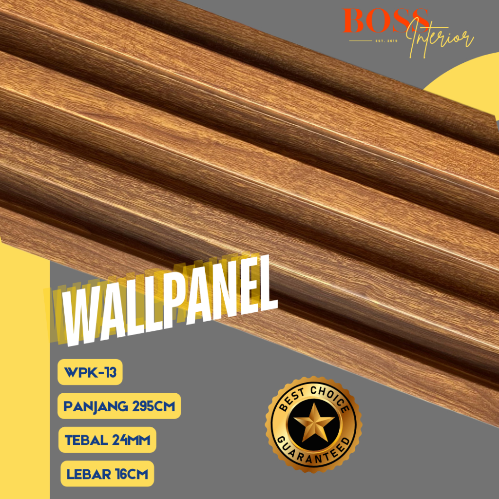 Jual Wallpanel kode WPK | Panjang 2.95 Meter | Bahan WPC | Panel ...
