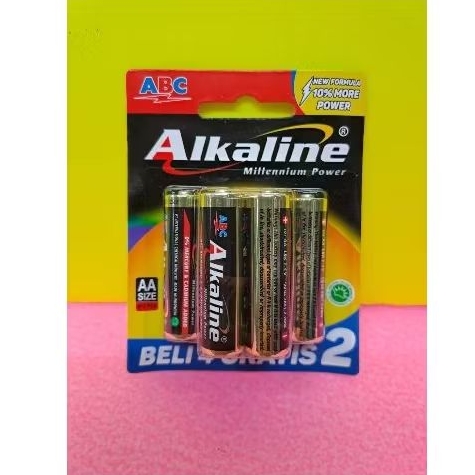 Jual BATERAI ABC ALKALINE AA AAA A2 A3 1,5 volt battery | Shopee Indonesia