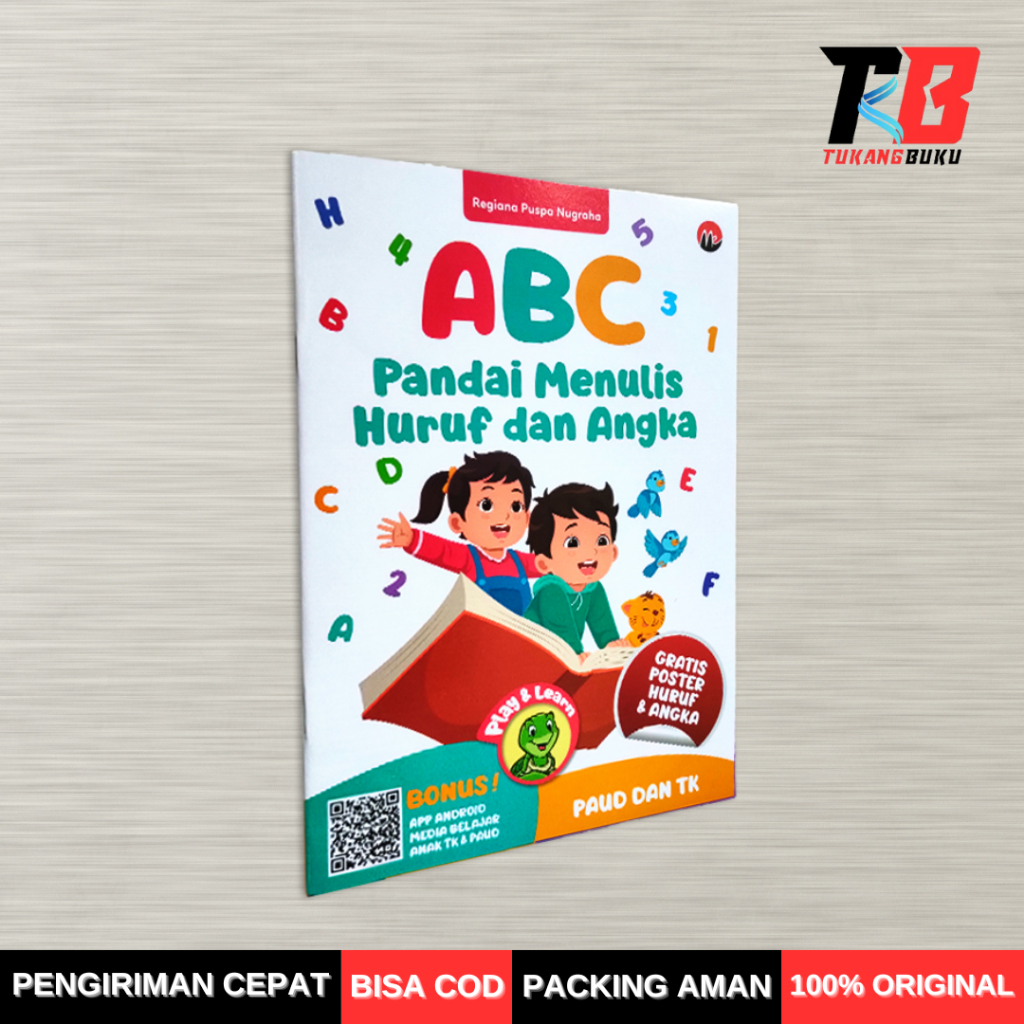 Jual BUKU ANAK TK & PAUD - ABC PANDAI MENULIS HURUF DAN ANGKA (BONUS ...
