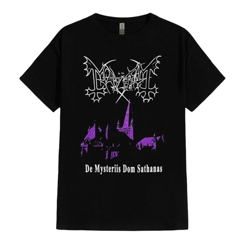 Jual T-SHIRT / KAOS BAND OFFICIAL MAYHEM - DE MYSTERIIS DOM SATHANAS ...