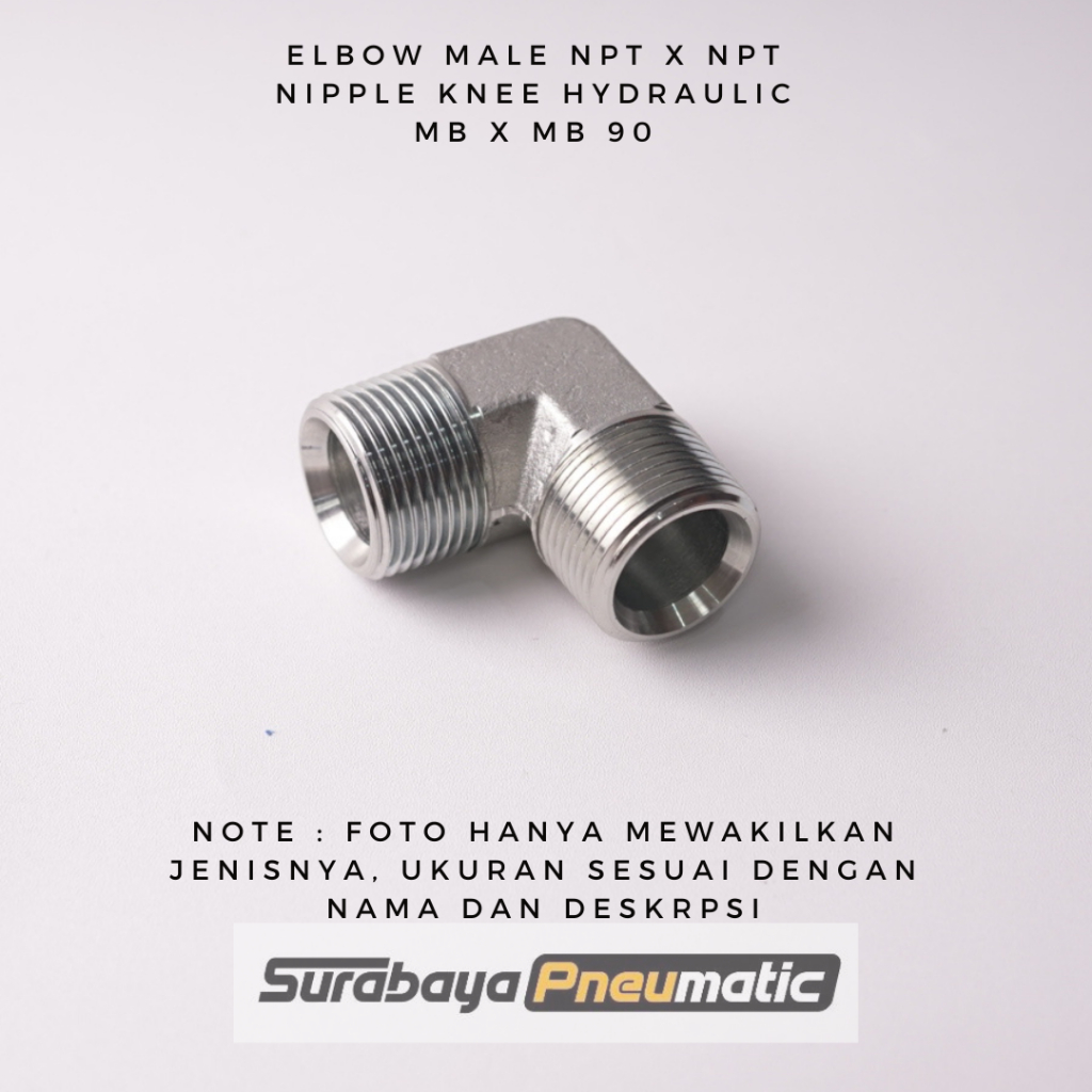 Jual Elbow Male 16 MB X 16 MB 90 - 1" - Nipple / Nepple Knee Hydraulic ...
