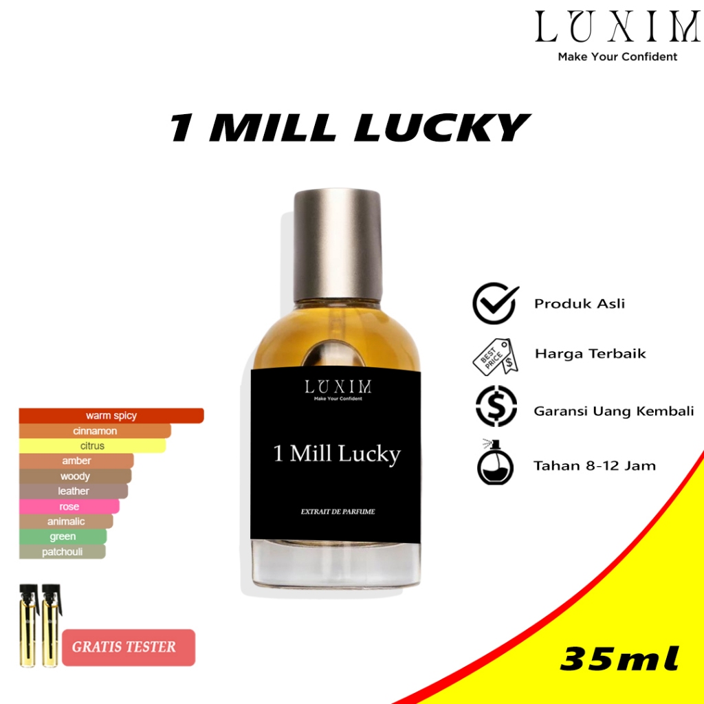 Jual LUXIM Parfum Pria Tahan Lama Inspired 1 Million Lucky | Shopee ...
