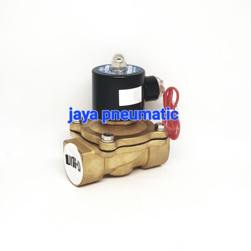Jual UW-20 SOLENOID VALVE KUNINGAN DRAT 3/4" AC220V MERK UNI-D | Shopee Indonesia