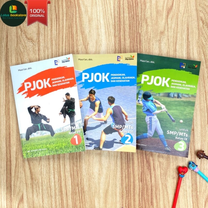 Jual PJOK SMP Kelas 7 8 9 - Kurikulum Merdeka - Penerbit Erlangga - Buku Original | Shopee Indonesia