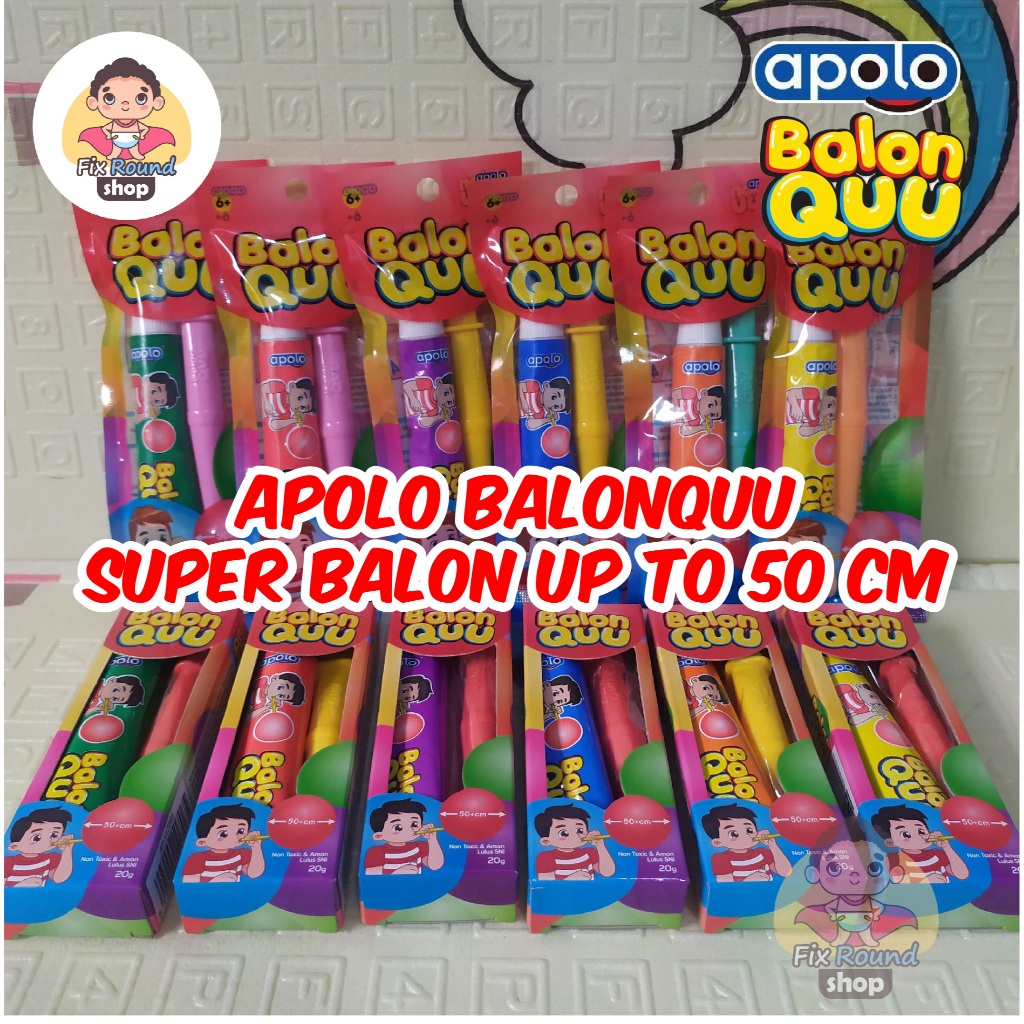 Jual Apolo Balon Quu - Mainan Anak Viral Balon Tiup Super Besar ...