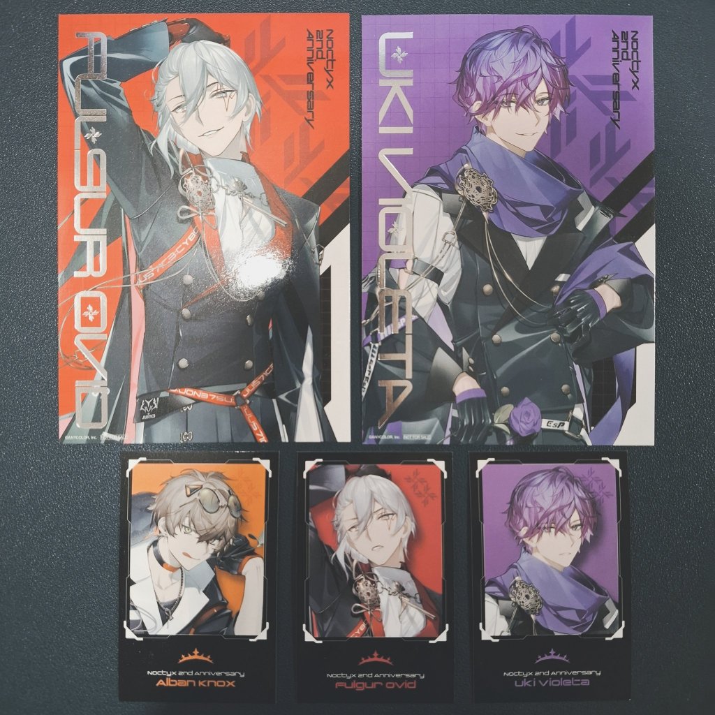 Jual snapshot noctyx 2nd anniversary fulgur ovid uki violeta alban knox nijisanji en | Shopee ...