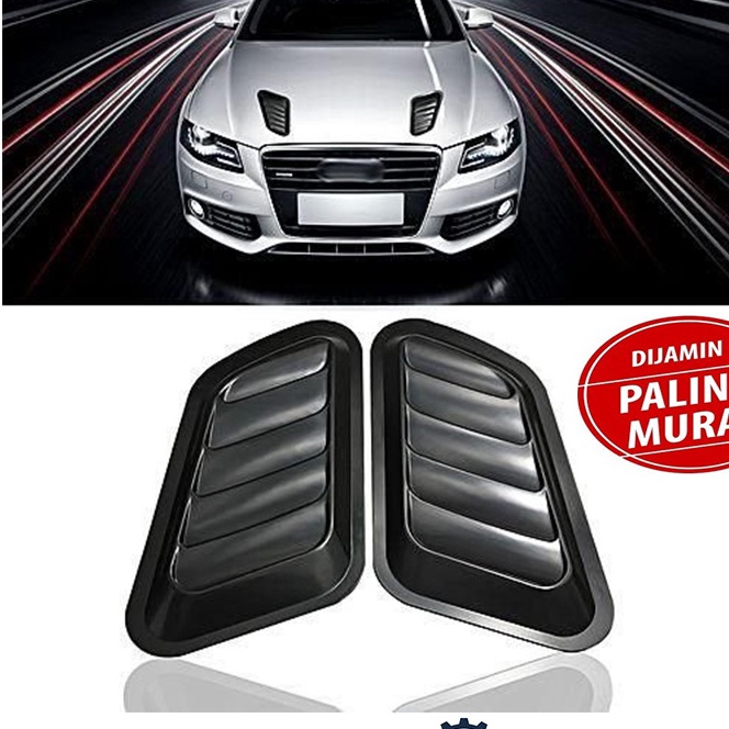 Jual FG2 Air Flow Air Scoop Mobil Intake Scoop Turbo Bonnet Vent isi 2 ...
