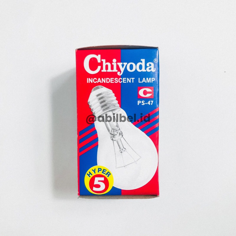 Jual Lampu Chiyoda Incandescent Lamp Hyper 5 E27 230V / Lampu Dop Kecil ...