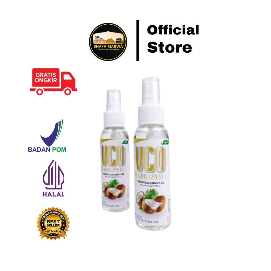 Jual Kemasan baru VCO (virgin coconut oil)kemasan spray 100ml | Shopee ...