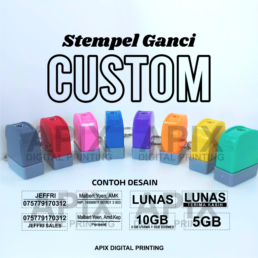 Jual Stempel Nama || Stampel Profesi Bidan Dokter Perawat Apoteker Konter Sales Jabatan | Shopee ...