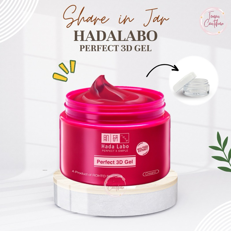 Jual [SHARE IN JAR] HADALABO HADA LABO Perfect 3D Gel Moisturizer ...