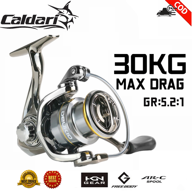 Jual pancing reel LC800-7000 Series Saltwater joran 5.2:1 High Speed ...