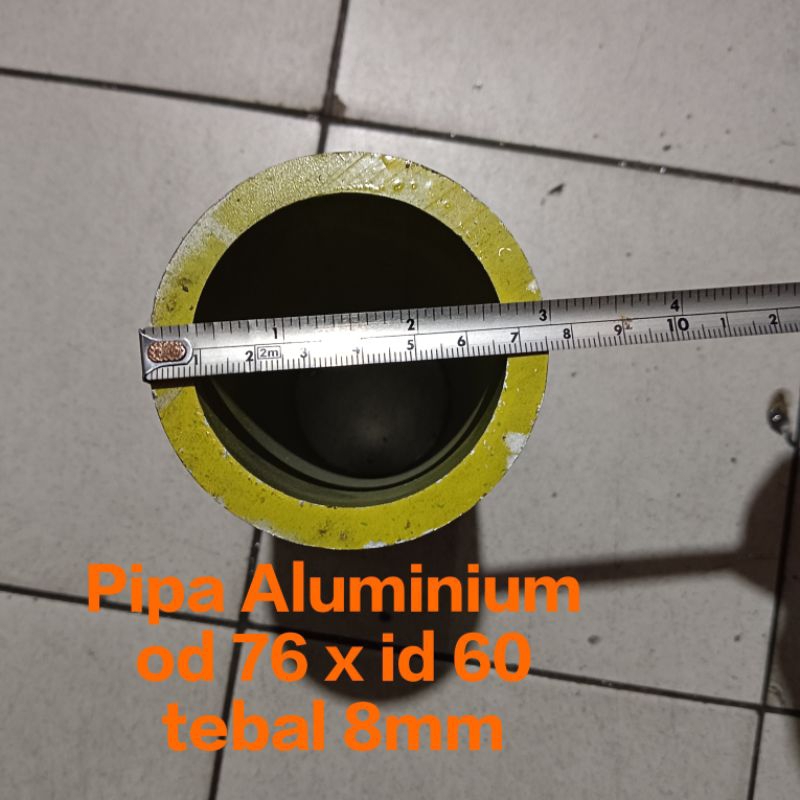 Jual PIpa Aluminium od 76 x id 60 x 100 (6063) | Shopee Indonesia