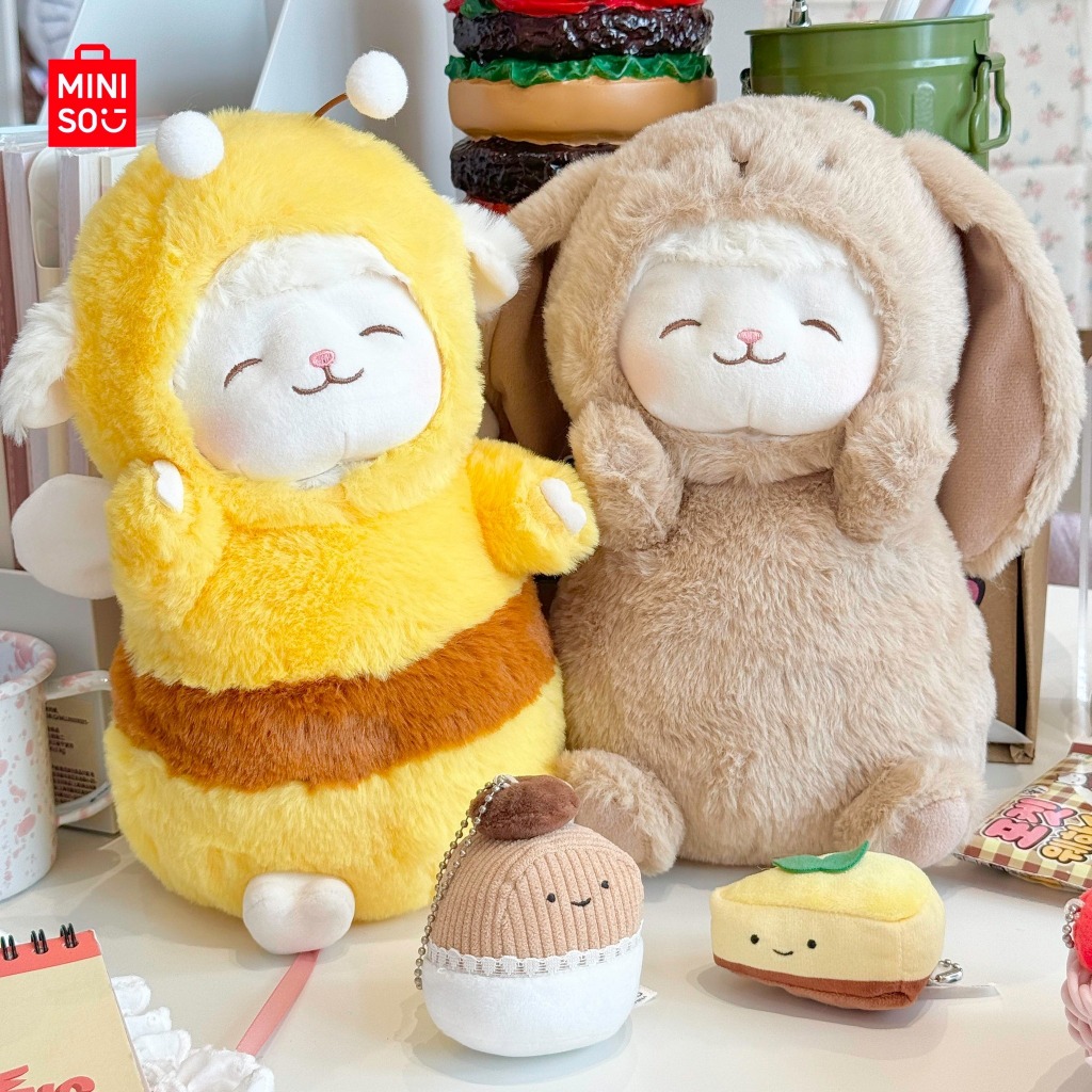 Jual MINISO Mainan Mewah Boneka Doll Plush Toys Lamb Baa Series 10 inch ...