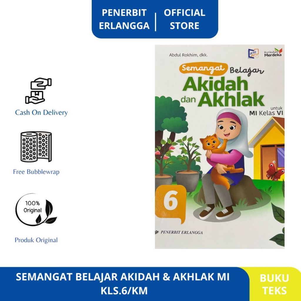 Jual Semangat Belajar Akidah & Akhlak Mi Kelas 6 - Kurikulum Merdeka - Erlangga | Shopee Indonesia