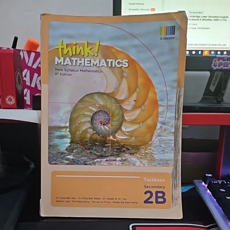 Jual BUKU BEKAS THINK! MATHEMATICS NEW SYLLABUS 8TH EDITION TEXTBOOK ...