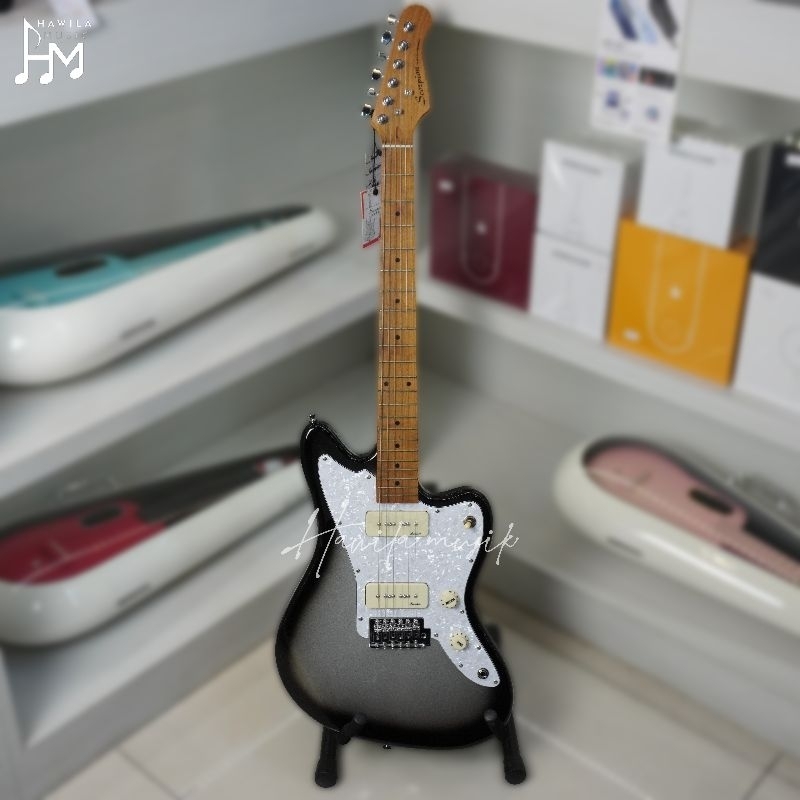 Jual Gitar Elektrik Scorpion JS26 JS 26 Jazzmaster Roasted Maple Series Original | Shopee Indonesia
