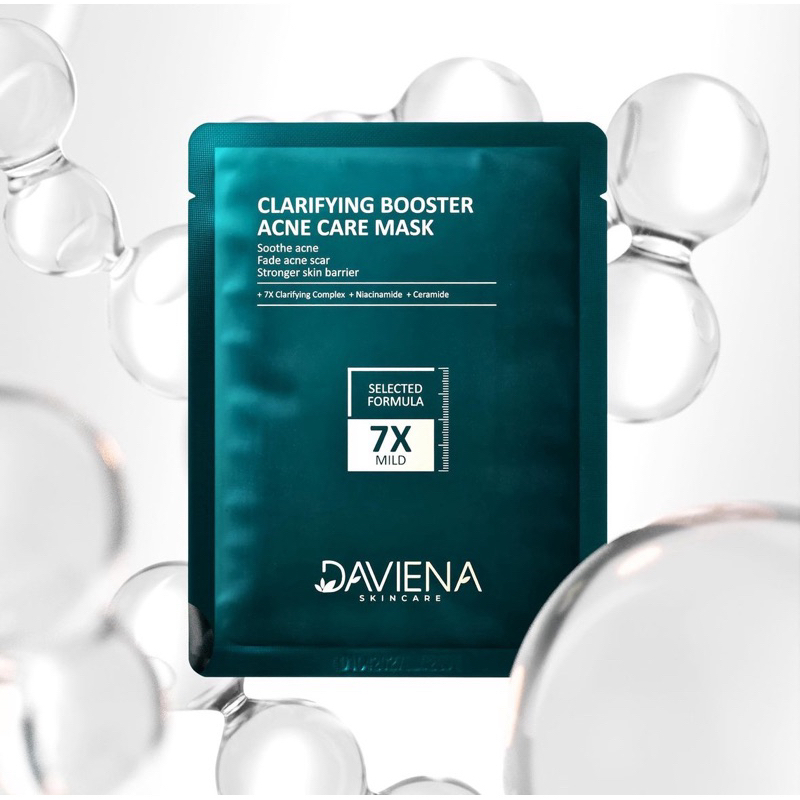Jual DAVIENA OFFICIAL - Clarifying Booster Acne Care Sheet Mask ...
