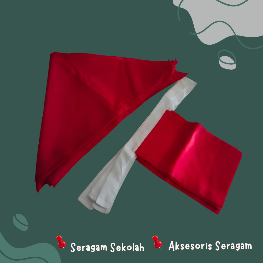 Jual SYAL SCRAF PASKIBRA MERAH PUTIH SEGITIGA DAN SEGI EMPAT | Shopee ...