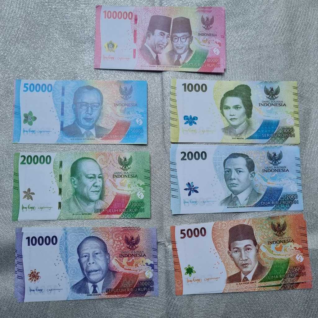 Jual Replika Uang Mahar / Uang Mainan cetakkan terbaru/uang rupiah ...