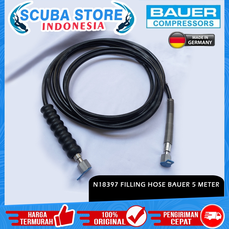 Jual N18397 Spare Part Compressor Bauer Filling Hose 5 Meter Original ...