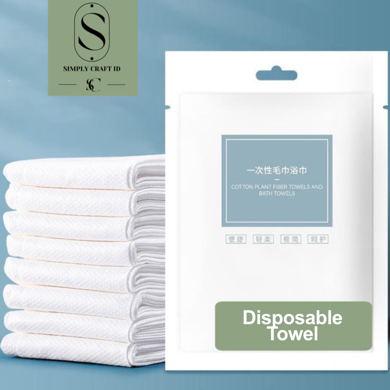 Jual Simply Craft ID - [1 PCS] HANDUK TRAVELLING SEKALI PAKAI ...