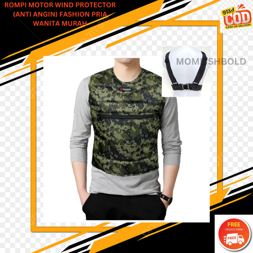 Jual Rompi motor keren pelindung dada anti angin cocok untuk Bikers ...