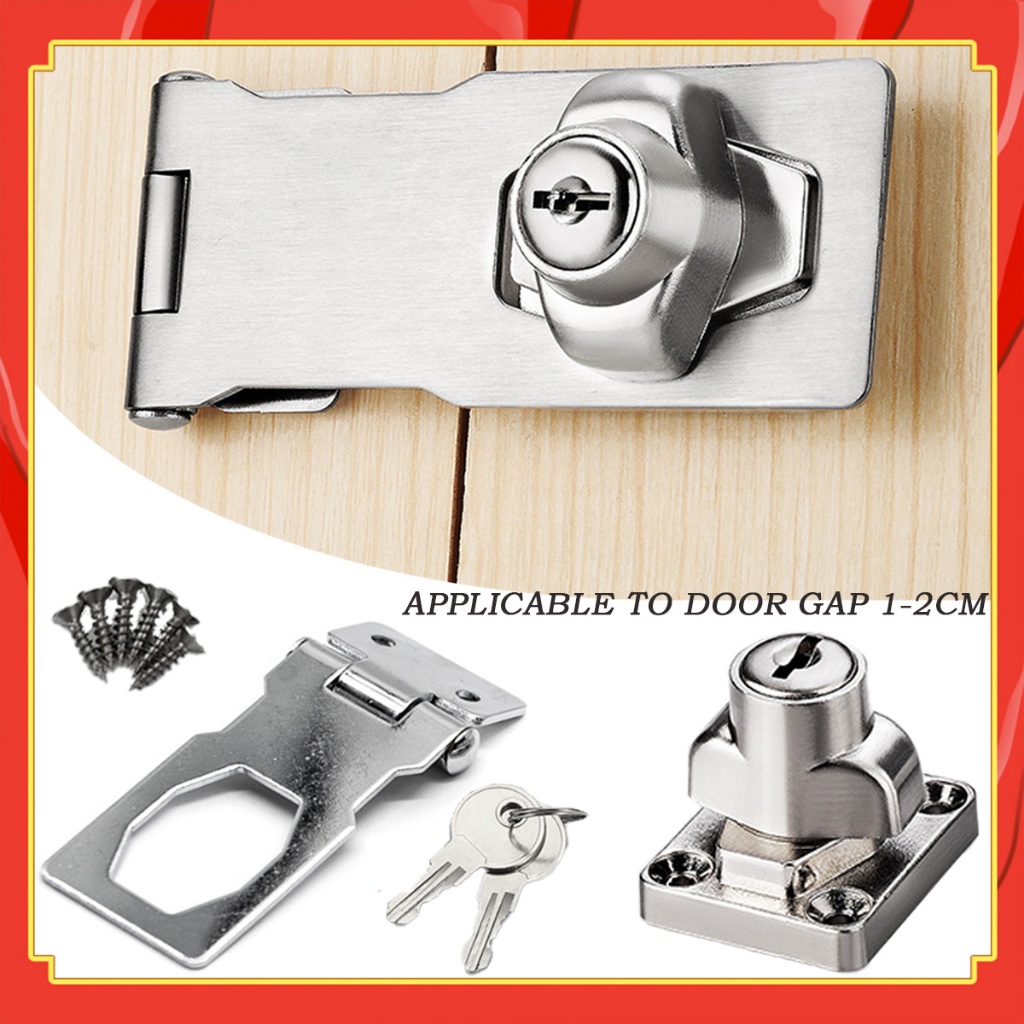 Jual Overpal Kunci Stainless Tebal 2.5 Inch Penguncian Rotasi 90° Alat ...