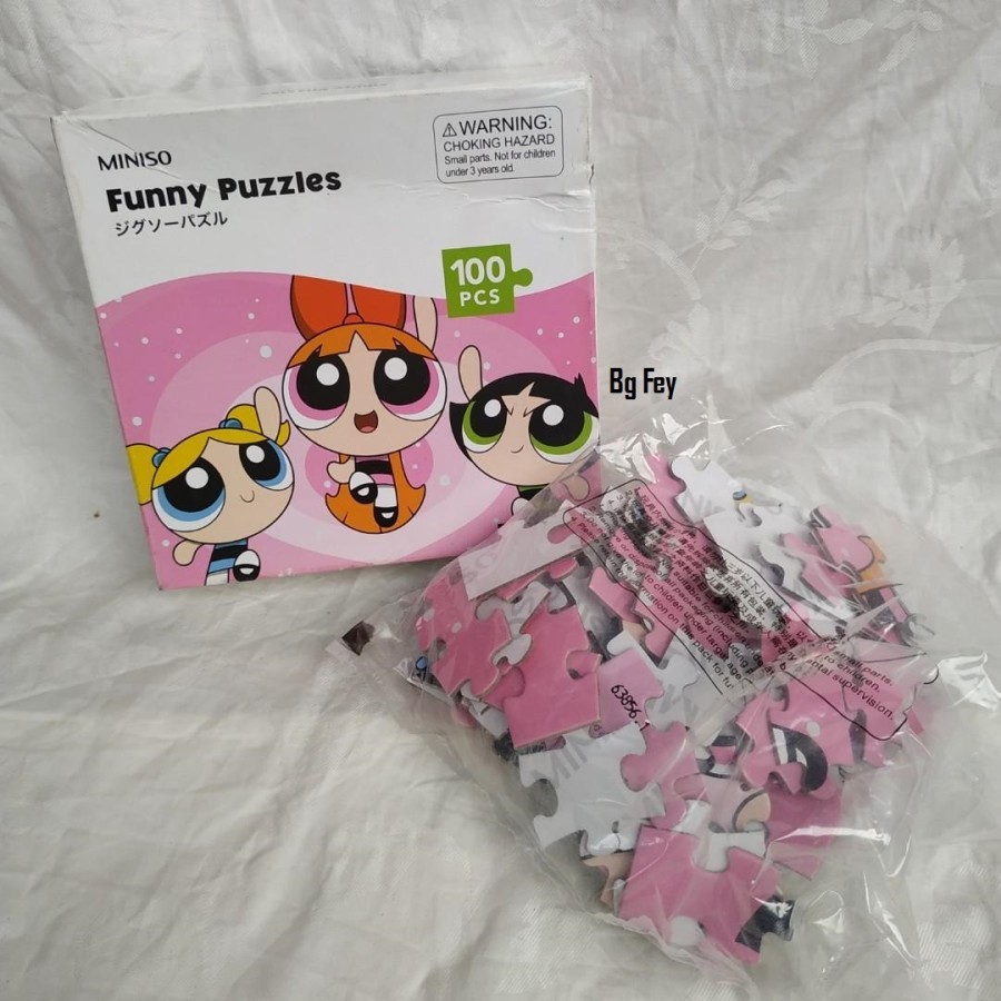 Jual Miniso Funny Puzzle 100 Pieces - Powerpuff Girls | Shopee Indonesia