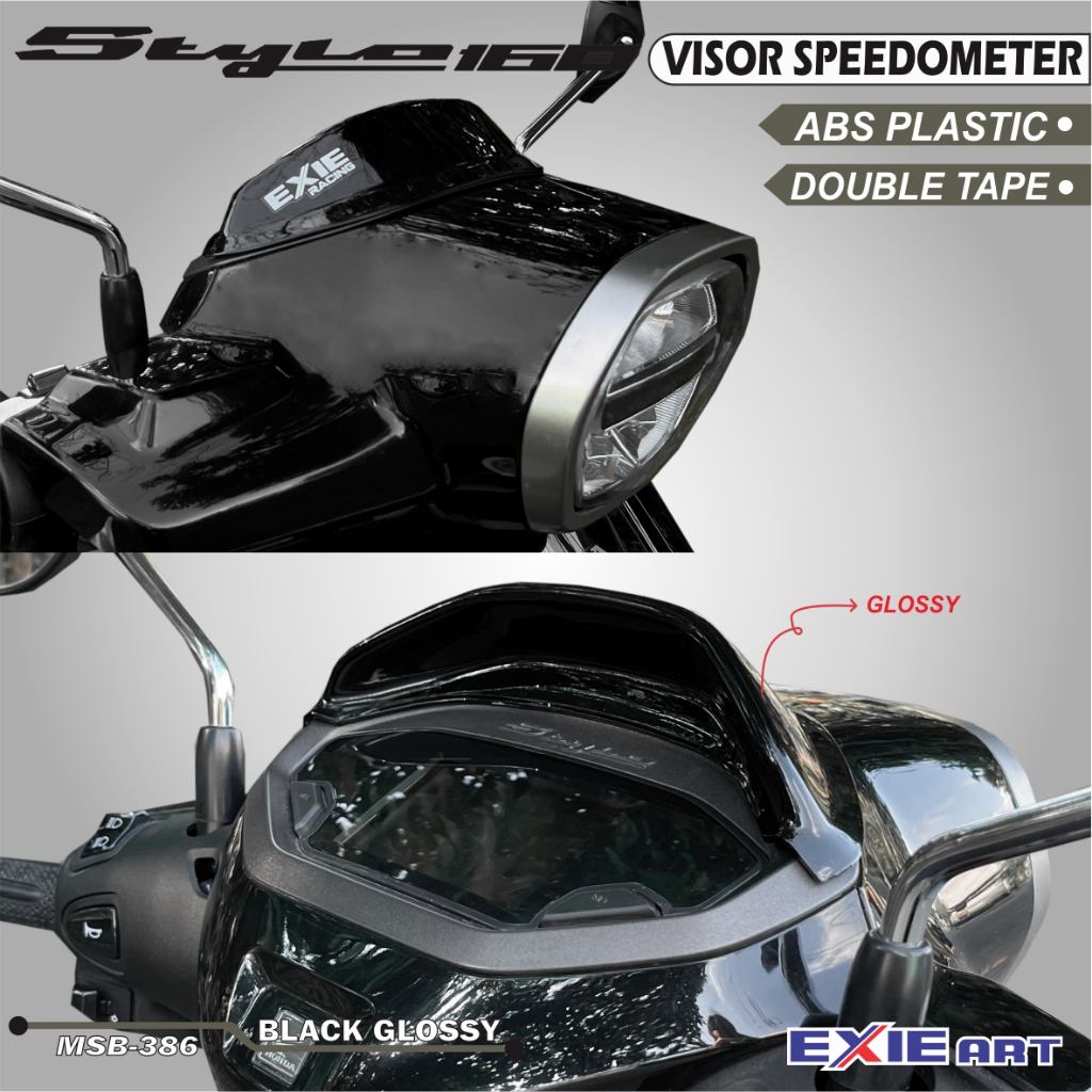 Jual Cover Visor Speedometer Honda Stylo 160 - Garnish Cover Topi ...