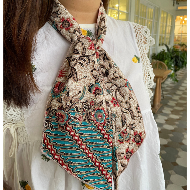 Jual Syal Scarf Batik Dasi / Souvenir Khas Indonesia / Souvenir Local ...