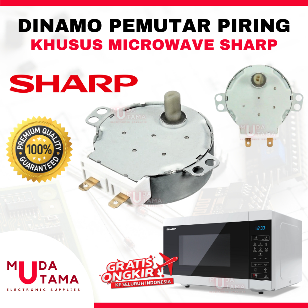 Jual DINAMO PEMUTAR PIRING MICROWAVE SHARP | PUTARAN PIRING MICROWAVE ...