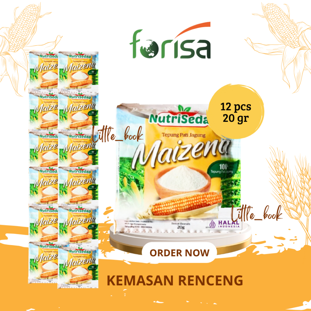 Jual [ISI 2 PCS] Nutri Sedap Tepung Maizena Forisa X 2 pcs Tepung Pati ...