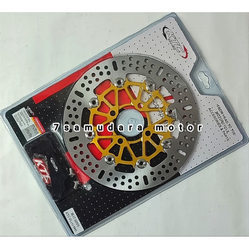 Jual cakram ktc racing floating 260mm full cnc lubang cakram 4 motor ...
