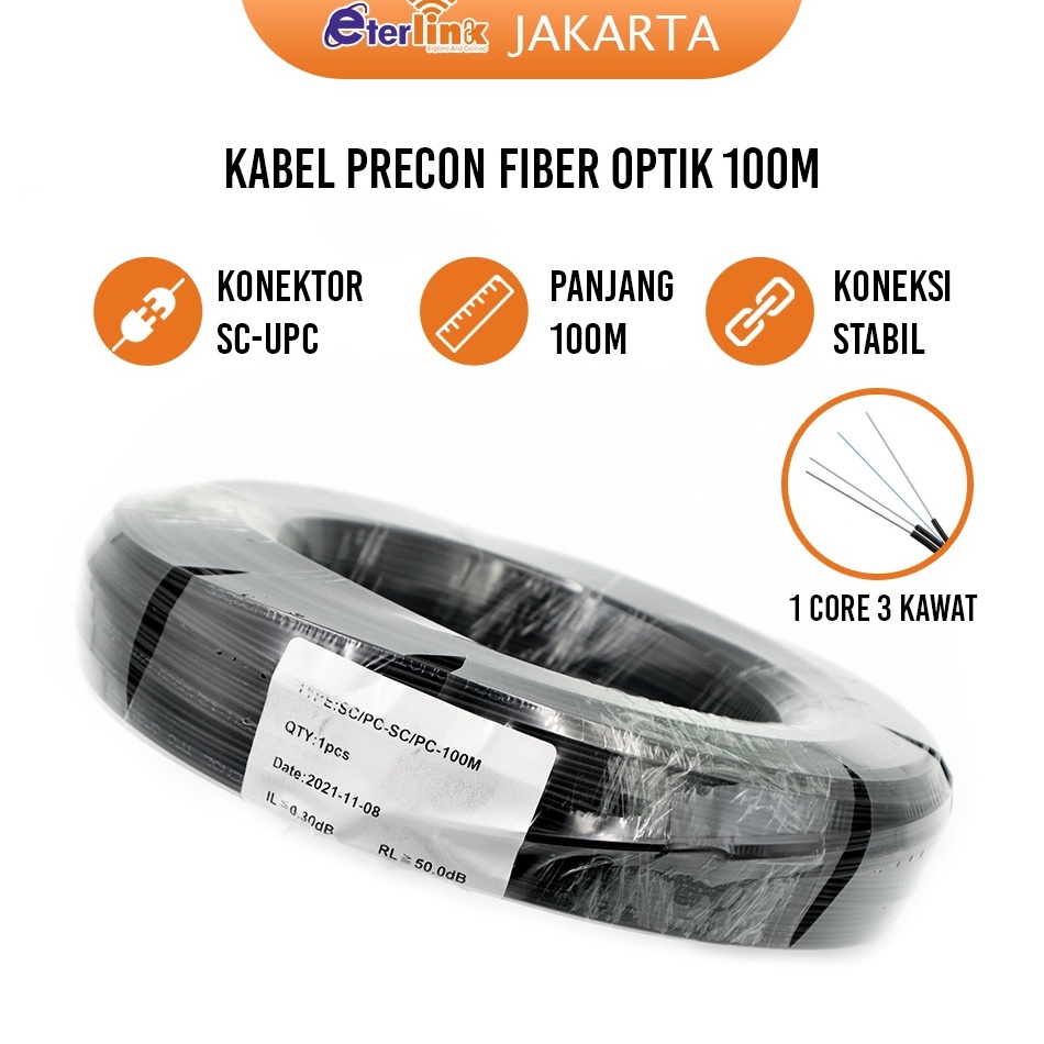 Jual KODE X74C Bisa Bayar Ditempat Kabel fiber optik SC UPC precon 1M ...