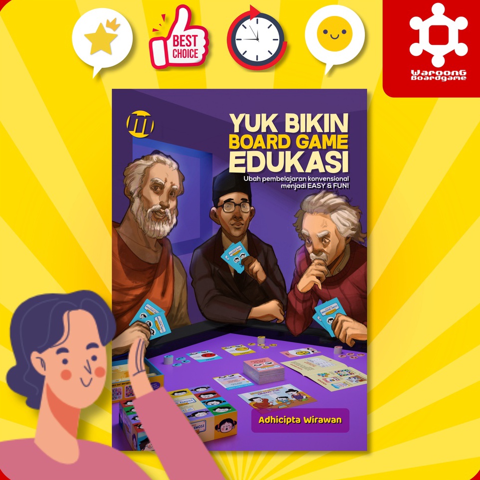 Jual KODE Q74X Buku Yuk Bikin Board Game Edukasi Adhicipta Wirawan ...